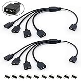 Amazon.com: GINTOOYUN RGB Extension Cable, 3-pin to SM 3Pin Female ARGB ...
