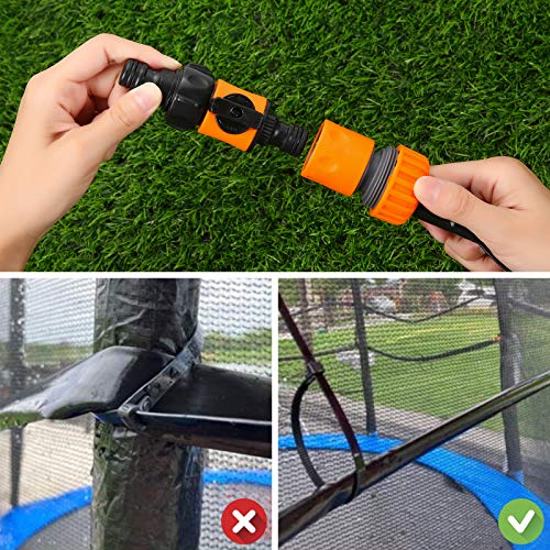 Lamly Zone 49.2Ft Trampoline Sprinkler Outdoor Trampoline Spray Water ...