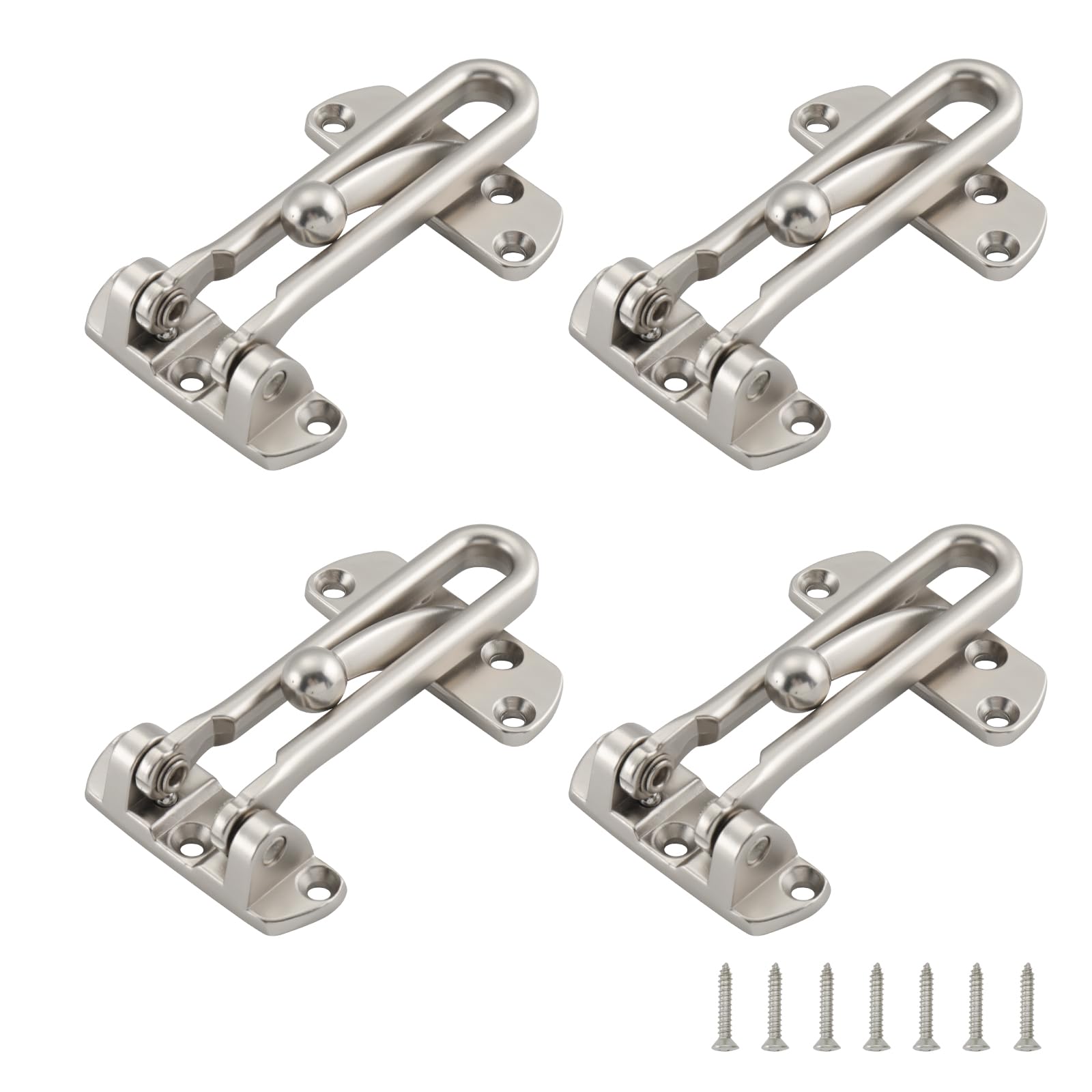 WellMade Swing Bar Door Lock Latch 4 Pack,Door Security Latch for Kids ...