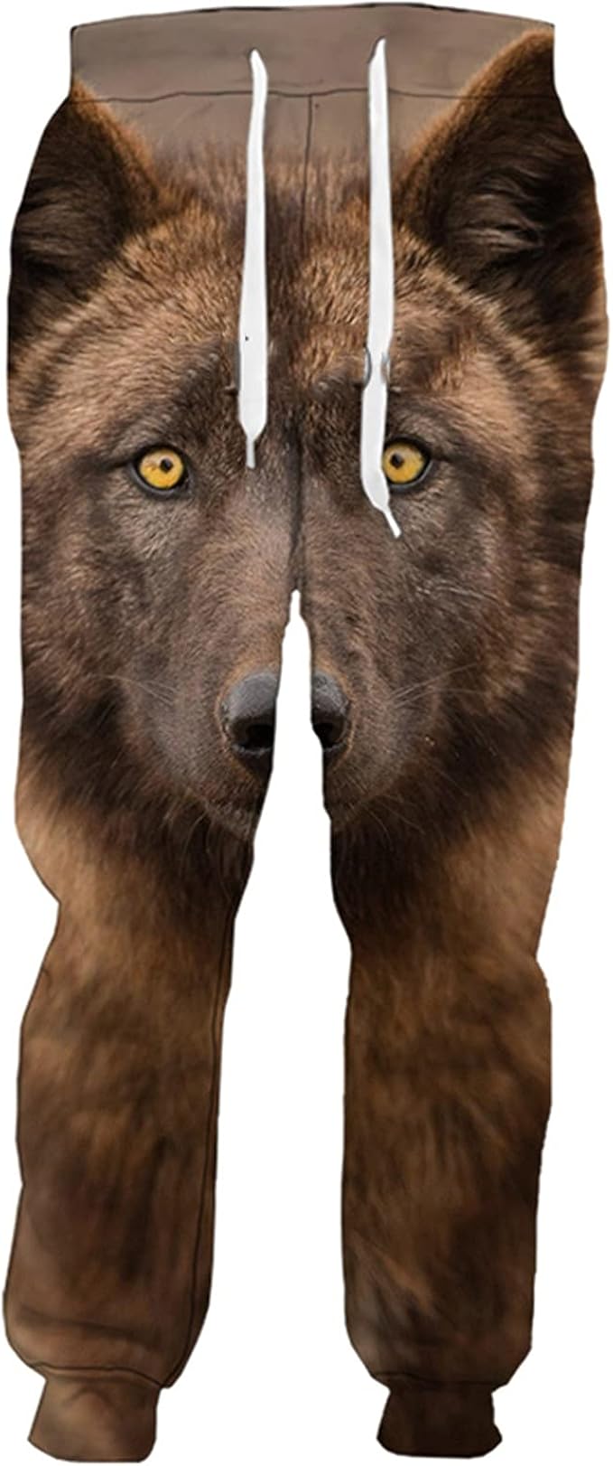 Animal Wolf Trousers Men Women Popular Streetwear Trousers Harajuku ...