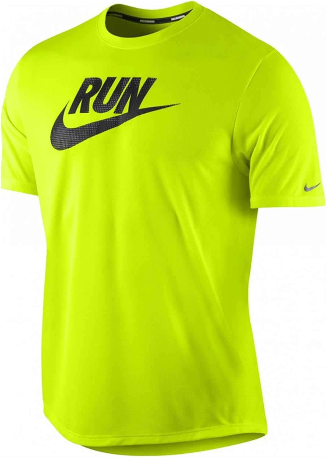 Nike Legend Run Swoosh Running T-Shirt - XX Large Green: Amazon.co.uk ...