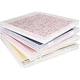 Amazon.com: Scrapbook Paper Storage, 4 Pack Stackable Plastic File ...