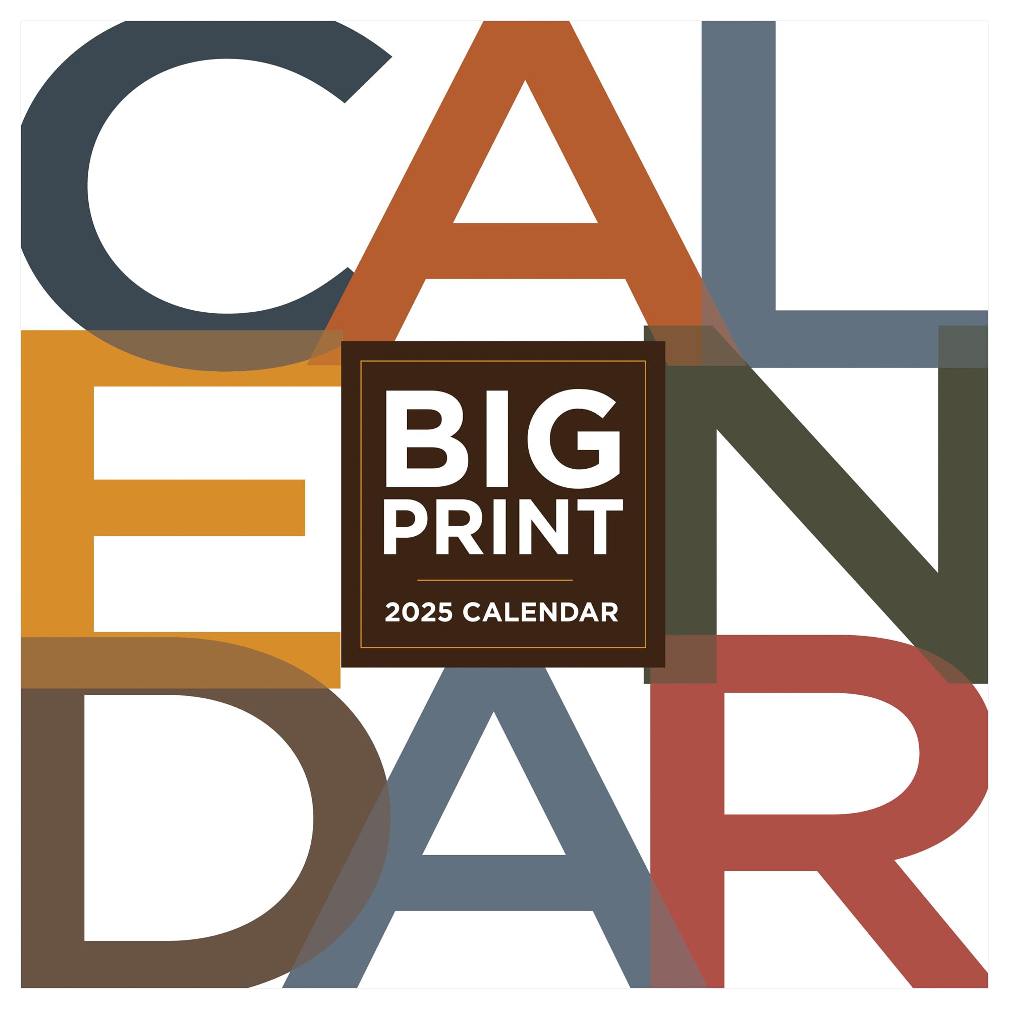 Mua TF Publishing 2025 Big Print Wall Calendar | Large Grids for ...