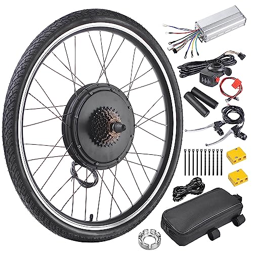 AW Electric Bike Conversion Kit 48V 1000W 26" Front/Rear Wheel Powerful ...