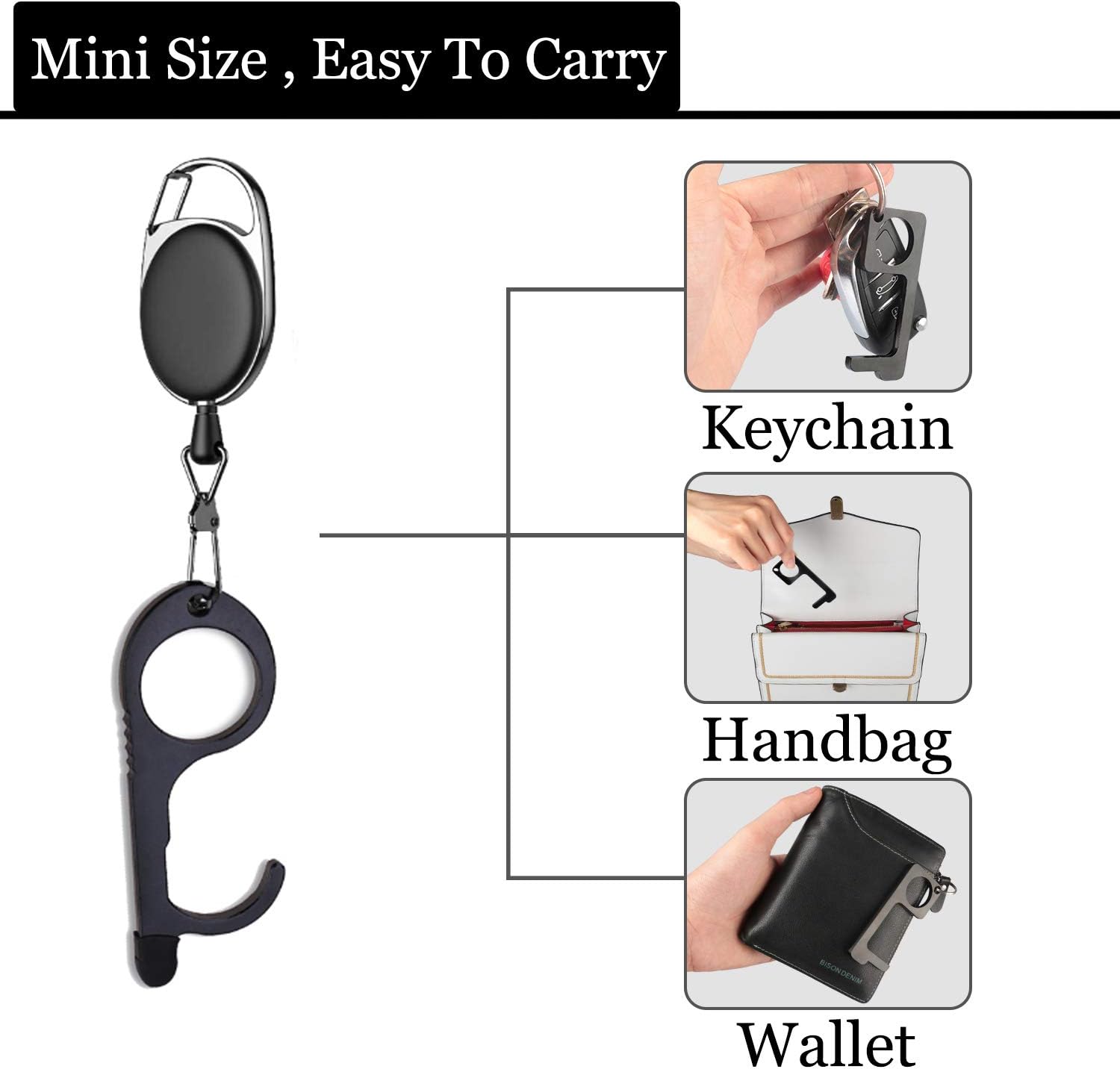 [4 Pack] No Touch Door Opener, Kardition Contactless Door Opener Tool ...