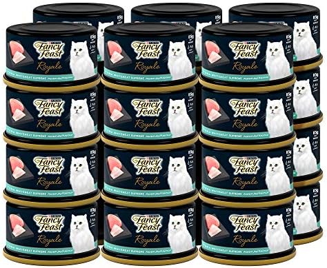 Fancy Feast Purina Royale Tuna Whitemeat Supreme Cat Food 85g x 24 ...