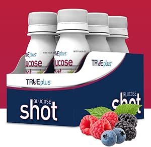 Amazon.com: TRUEplus® Glucose Shots 6 bottles - Mixed Berry : Health ...