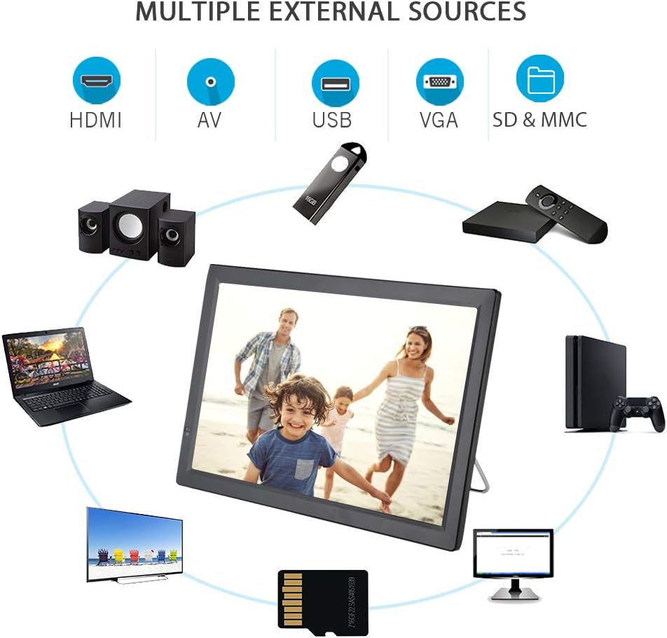 14inch Portable TV 1080P HD Television for Car, Digital LED TV with PVR ...