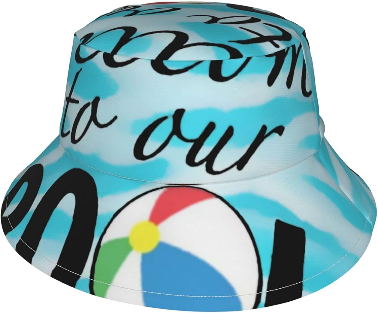Amazon.com: Welcome to Our Pool Baby Sun hat Toddler Bucket Hats Sunmer ...