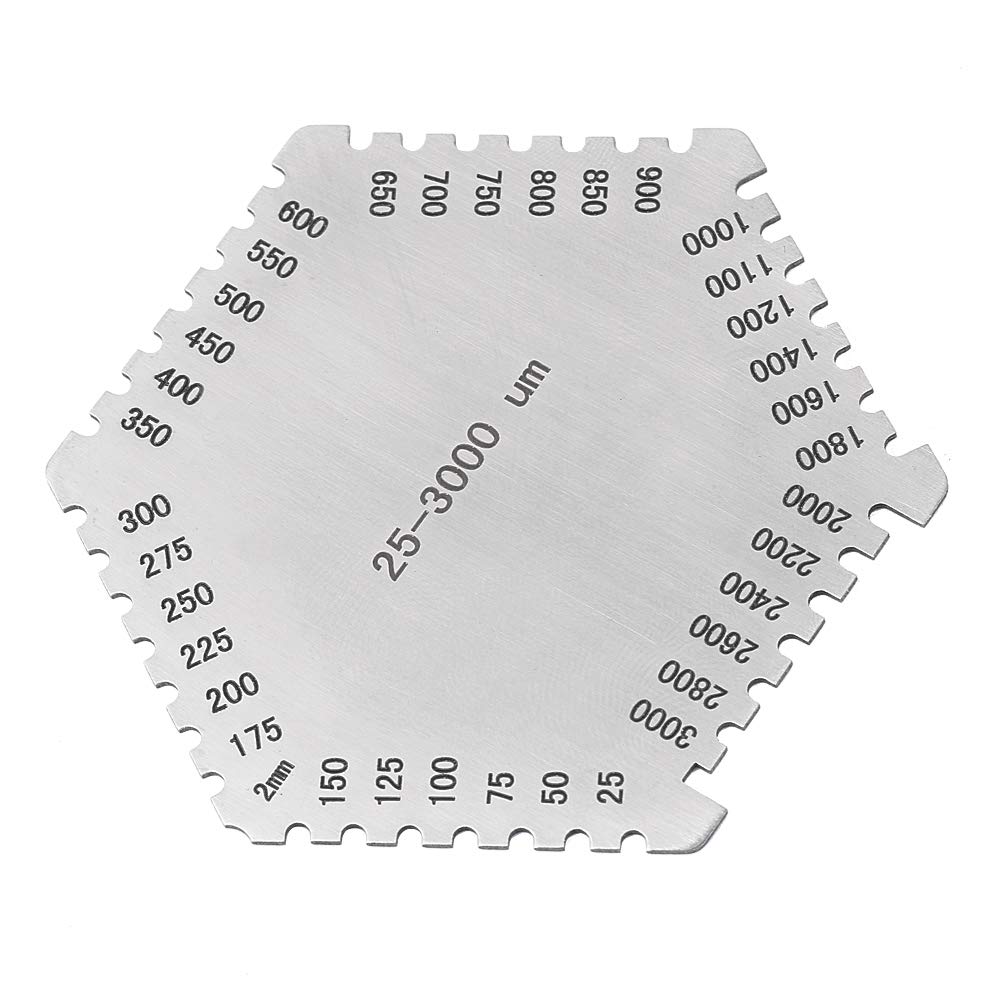 High Precision Wet Film Comb Stainless Steel Wet Film Thickness Gauge ...