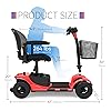 ENGWE Folding 4 Wheel Mobility Scooter,15 Mile Long Range, 250W ...
