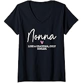 Amazon.com: Nonna Like A Grandma Only Cooler Heart Mother's Day Nonna T-Shirt : Clothing, Shoes ...