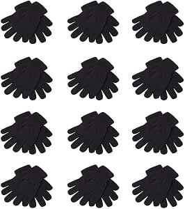 12 PAIRS OF MAGIC GLOVES - ONE SIZE FITS ALL + Free Shipping