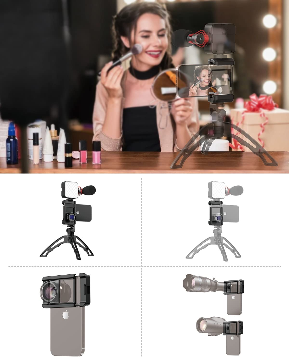 Mua 17 mm Thread Lens Adapter, Telephoto Lens Phone Mount Sturdy and ...