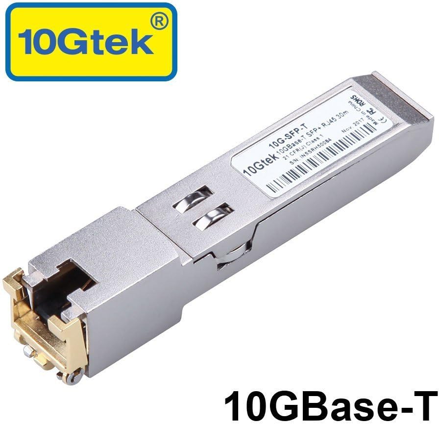 SFP+ to RJ45 Copper Module - 10GBase-T Transceiver for Intel, Ubiquiti ...