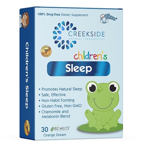 Creekside Naturals Children’s Sleep, with Melatonin and Chamomile, Zero ...