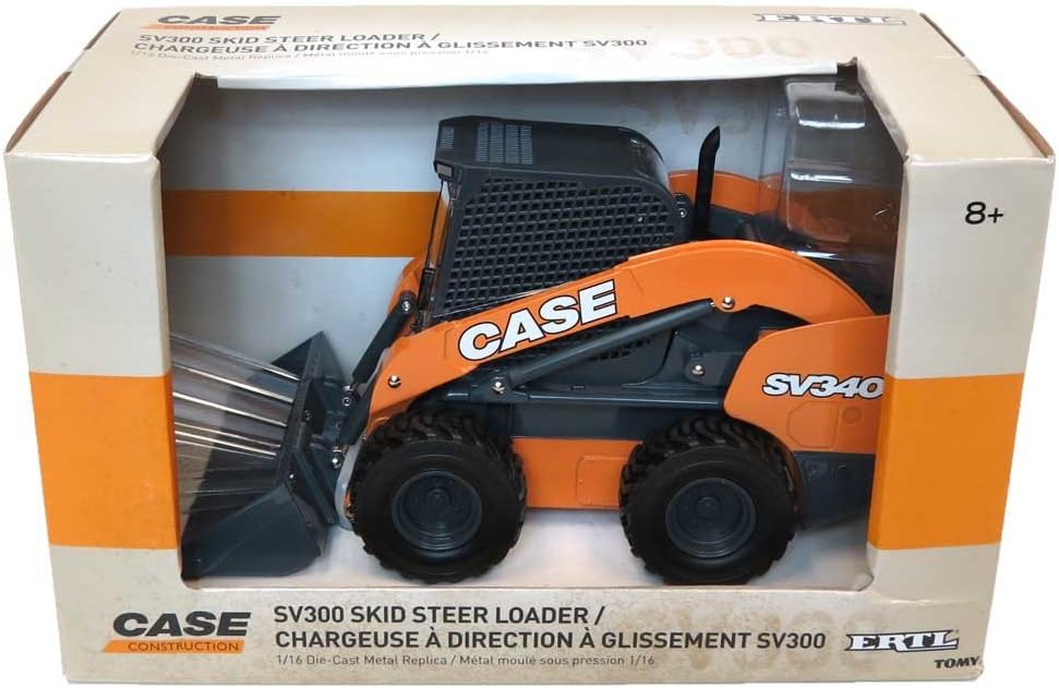 Case 450 Skid Loader Toy By Ertl 1/16 Scale