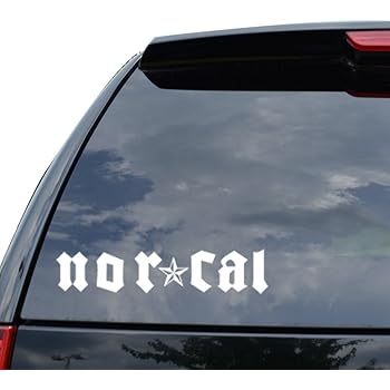Amazon.com: Norcal California Flag Decal Sticker SM: Automotive