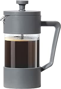 Amazon.com: OGGI French Press Coffee Maker (12oz)- Borosilicate Glass ...