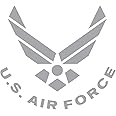 Amazon.com: US AIR Force Vinyl Sticker Decals (Pack of 2) for Car ...