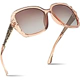 FEISEDY Classic Polarized Women UV400 Sunglasses Sparkling Composite Frame B2289: Amazon.co.uk ...