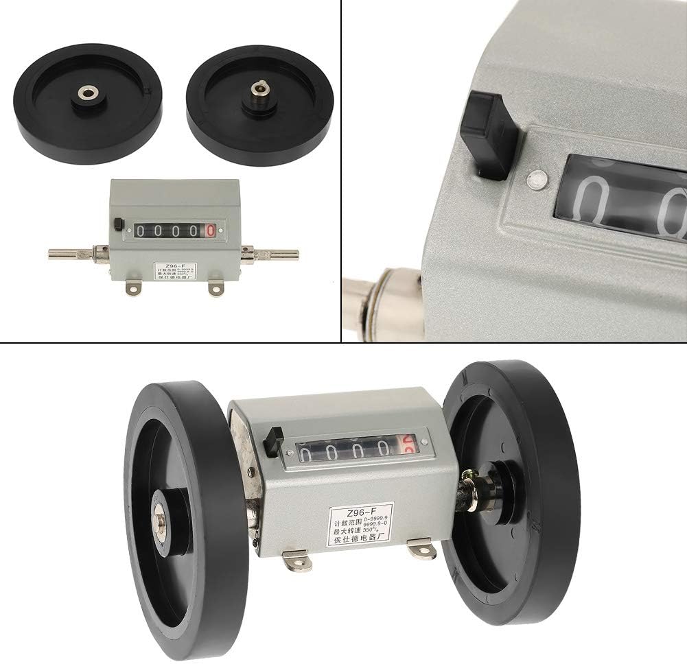 Count range: 0-9999.9 Zunate Rolling Wheel Counter,Digit Meters ...