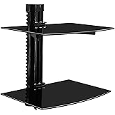 Amazon.com: PERLESMITH Floating Wall Mounted Shelf AV Mount Shelf ...
