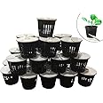 Amazon.com: 3 inch Net Pot - Garden Net Cups - Hydroponics Slotted Mesh ...