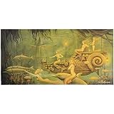 Amazon.com: David Delamare The Curious DEEP Mermaid Art Print: Mermaid ...