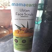 Buy Mamaearth Ubtan Scrub For Face with Turmeric & Walnut for Tan Removal - 100g Online at Low ...