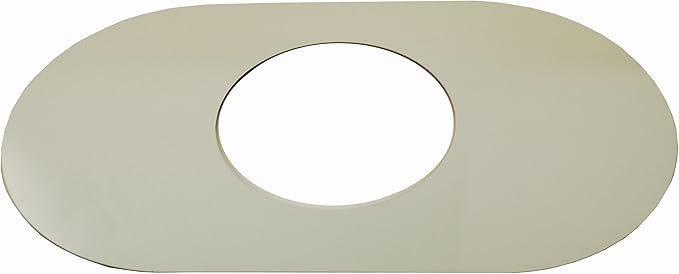 Smitty Plate, One Hole, Used to Cover Shower Wall Tile, Acrylic in ...