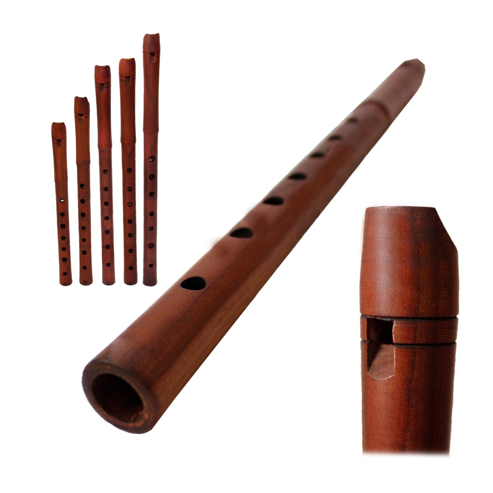 Plum Wood 7-Hole Flute aka Tutek Shivi aka Dilli Kaval (A) for sale ...