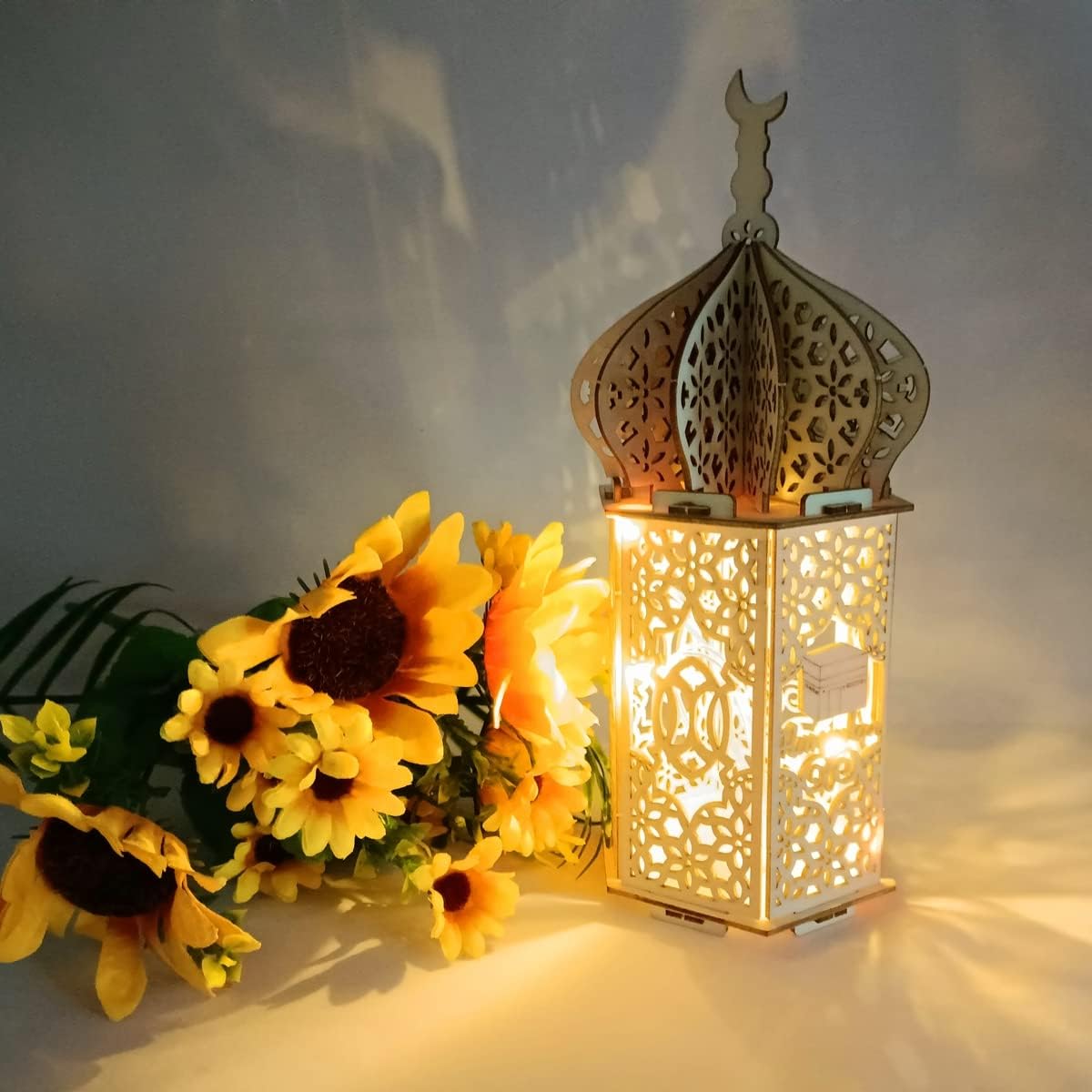 KYMY Ramadan EID Wooden Crafts Palace Lantern,Antique Decorative ...