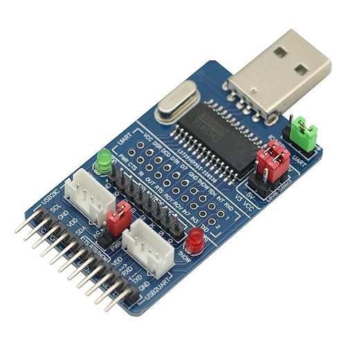 GODIYMODULES CH341A USB to SPI I2C IIC UART TTL I SP Serial Adapter ...