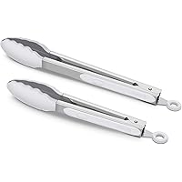 The Original Popco Tongs for Cooking - Set of 3 (7, 9, 12 inches ...