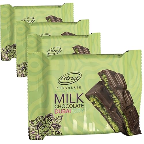4 PACKS X BIND Premium Dubai Chocolate Bar Pistachio Kataifi – Viral ...