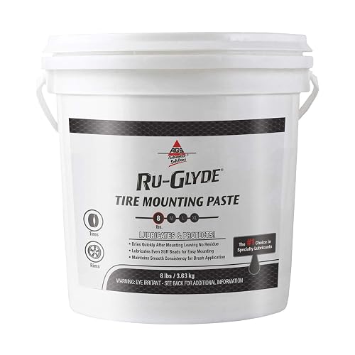 AGS Ru-Glyde Tire Mounting Paste - 8lb Pail - Premium Quality Tire ...
