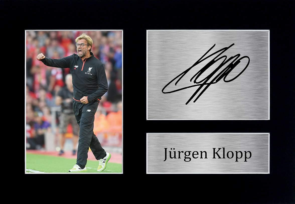 Amazon.de: HWC Trading Jurgen Klopp A4 Ungerahmt Signiert Gedruckt ...
