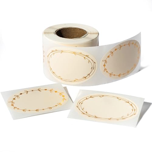 MONEST Waterproof Label Stickers for Jars and Lids |Pantry Labels ...