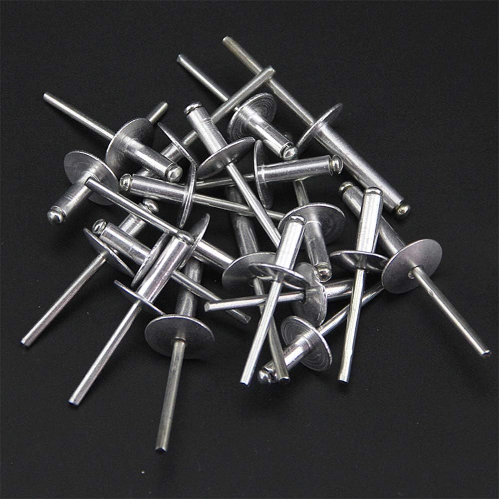 Dylan-EU 40 pcs Dome Blind Pop Rivet Peel Back Rivets 4.8 mm x 18 mm ...