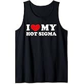Amazon.com: I Love My Hot Sigma, I Heart My Hot Sigma T-Shirt ...