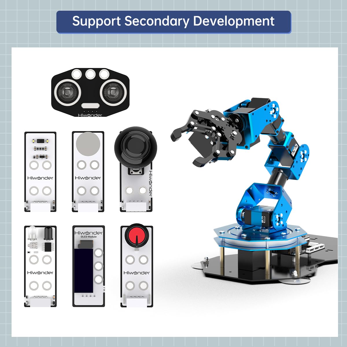 Hiwonder XArm ESP32 Robotic Arm Open Source Robot Support MicroPython ...
