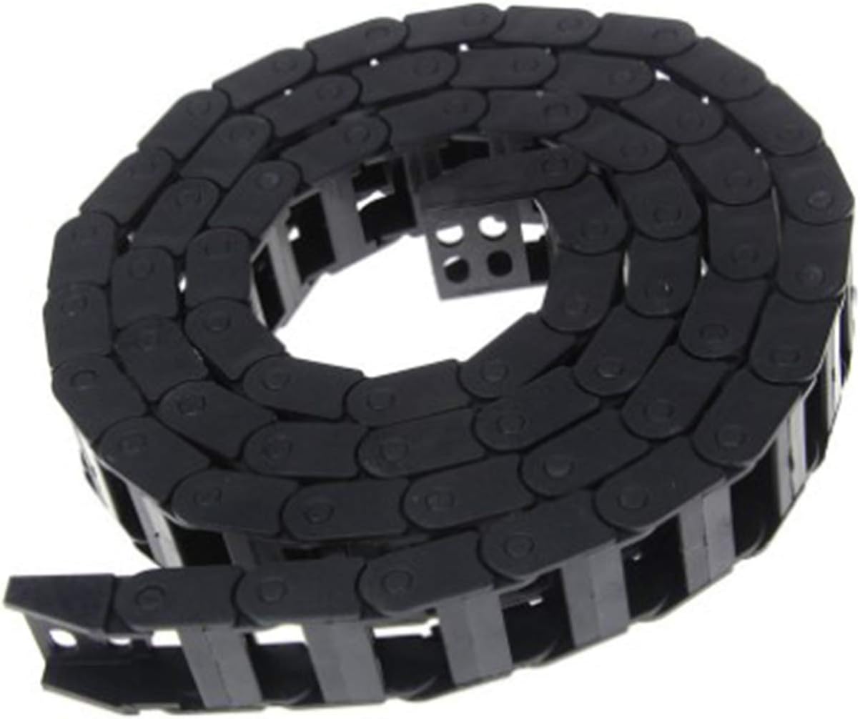 Drag Chain Nylon Towline Black Plastic Semi Closed Drag Chain Carrier ...