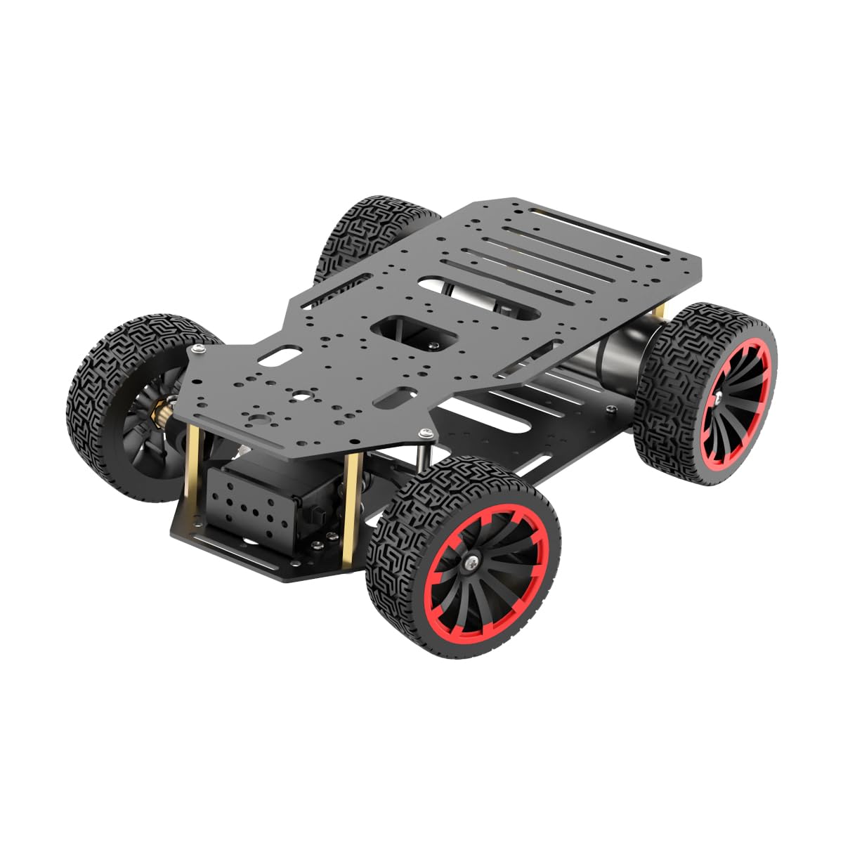 Mua Ackermann Chassis Encoder Motor Robot Car Kit, Full-Metal Robotic ...