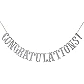 Amazon.com: Silver Congratulations Cake Topper Wedding Anniversary ...