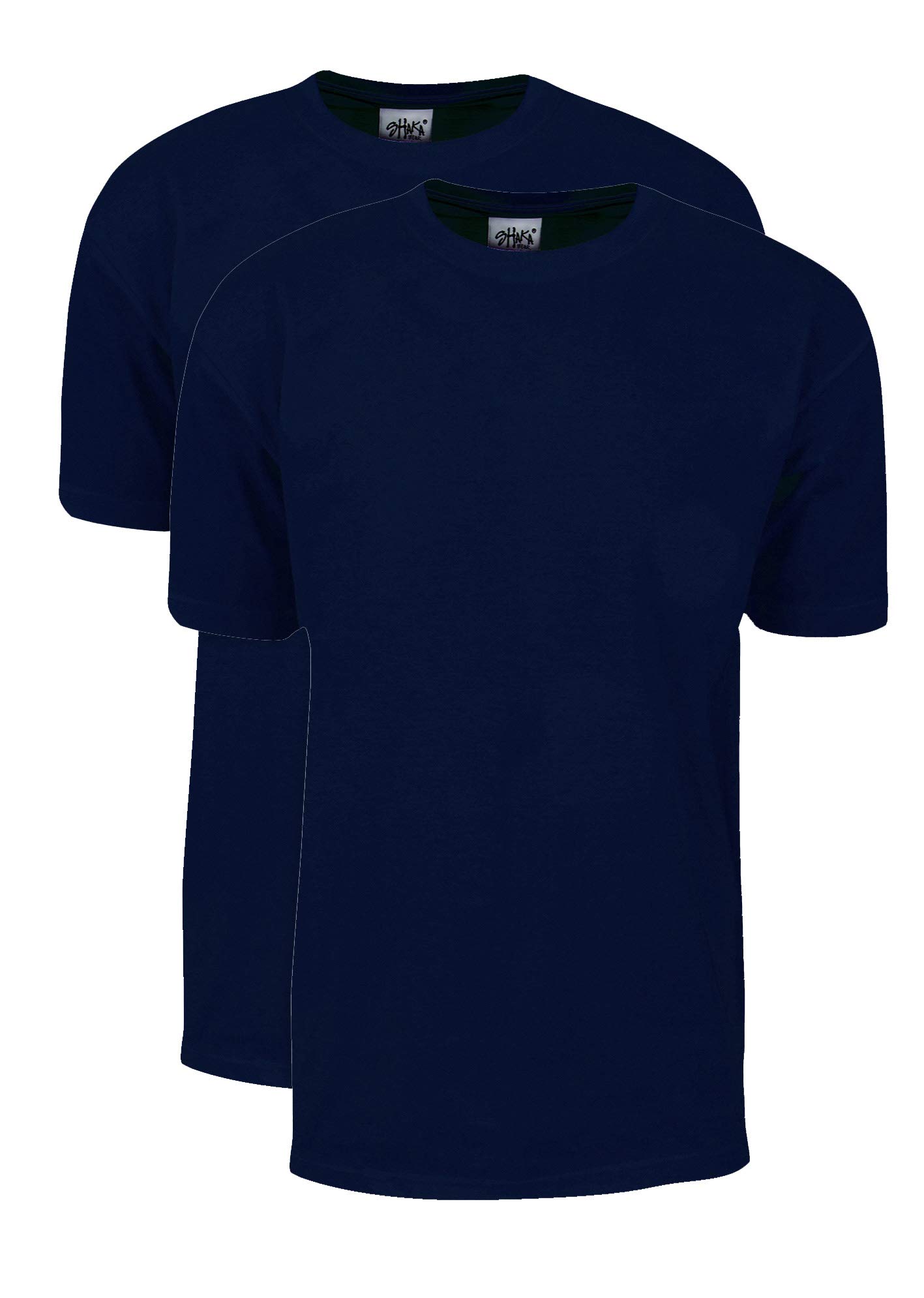 Shaka Wear Men's T Shirt – 2 Pack 7 oz Max Heavyweight Cotton Short ...