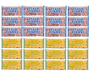 Amazon.com : Uncle Al's Stage Plank Cookies 24 Pack (12 Original, 12 ...