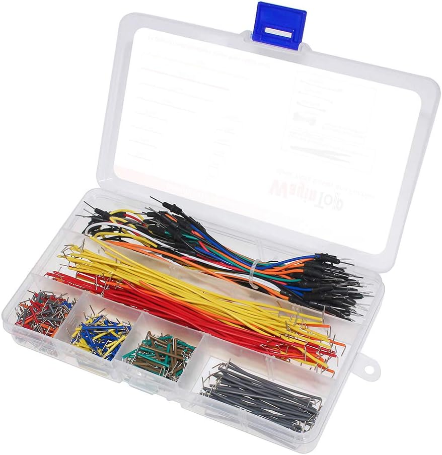 WayinTop Breadboard Jumper Wires Assorted Kit, Preformed Breadboard U ...