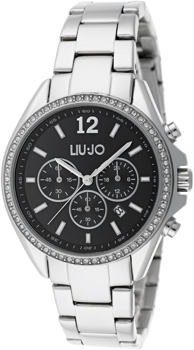 Liu Jo Womens Chronograph Quartz Watch with Stainless Steel Strap LJW ...