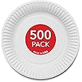Amazon.com: Stock Your Home 9-Inch Paper Plates Uncoated, Everyday ...